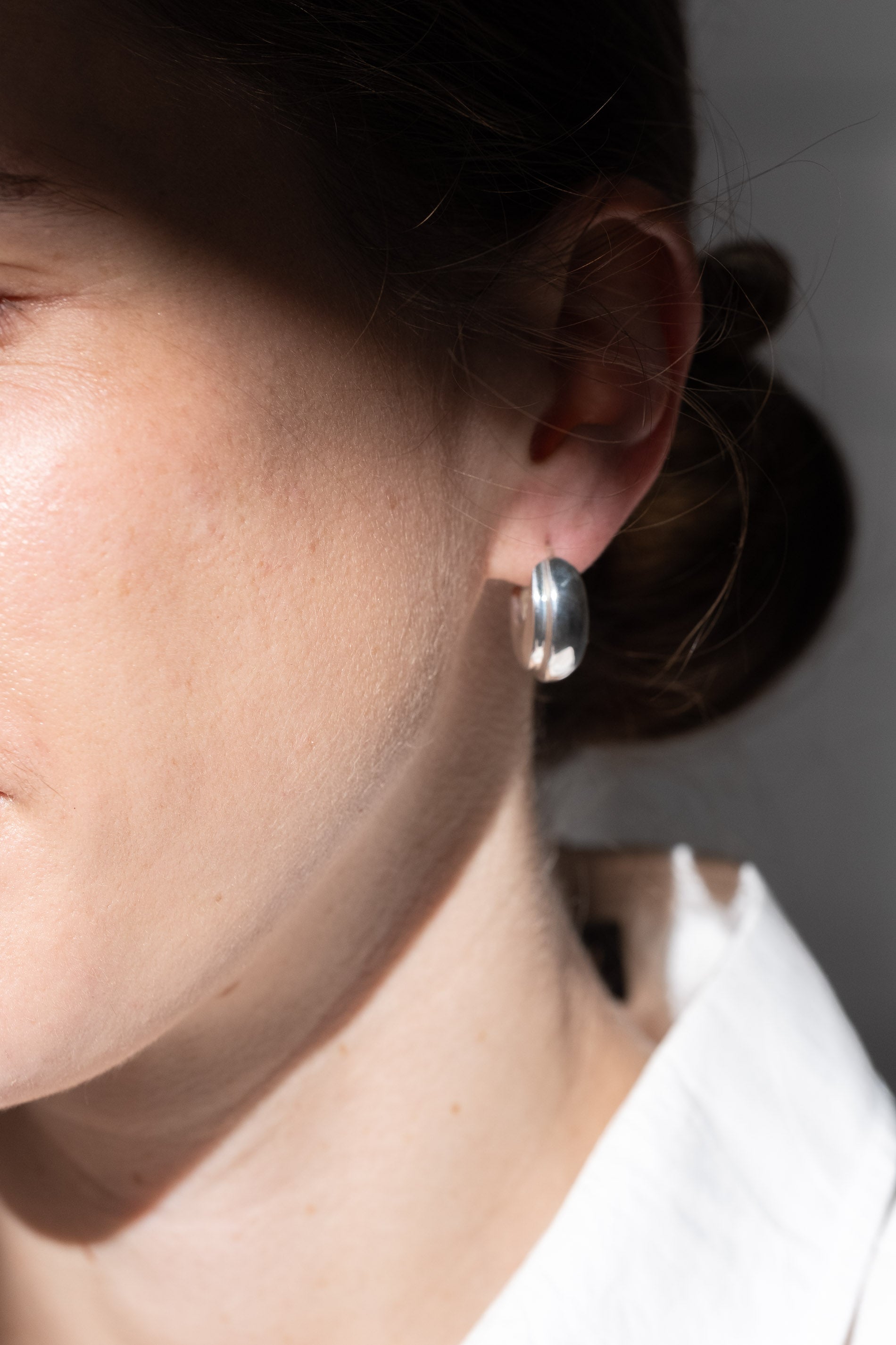 Ursa Major | STERLING SILVER SHELL HOOPS – RELIQUARY